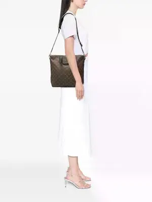 LOUIS VUITTON 2011 Monogram Macassar Kitan Satchel
