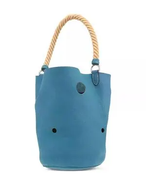 Hermès 2007 Mangeoire Bucket Bag - Blue