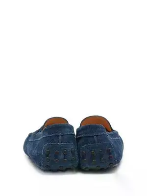 TOD'S Gommino Suede Loafers - Blue
