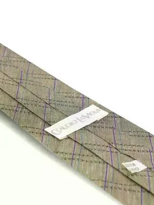 Vintage Check-pattern Tie