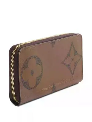 LOUIS VUITTON 2010s Zippy Giant Monogram Reverse Wallet - Brown