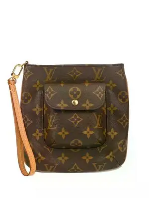 LOUIS VUITTON Monogram Partition Pouch - Brown