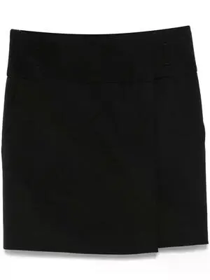 Gucci 2000s Wool Mini Skirt - Black
