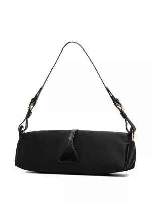 JIMMY CHOO Logo-plaque Shoulder Bag - Black