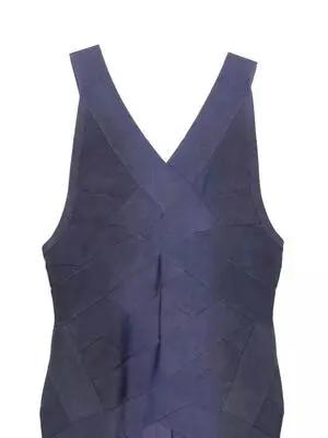 Herve Leger 1990s V-neck Dress