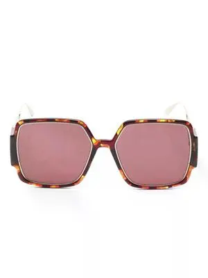 Dior 2010 Geometric Sunglasses - Brown