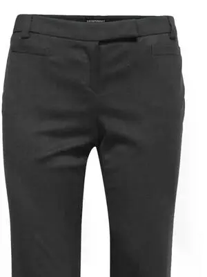 Emporio Armani Cotton Tailored Straight Leg Trousers