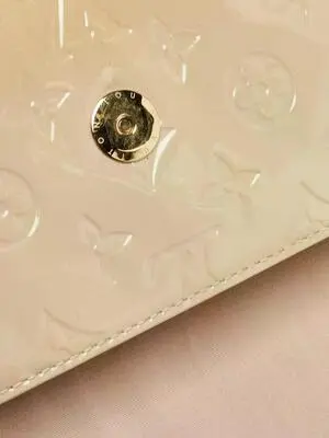 LOUIS VUITTON Patent-leather Embossed Wallet