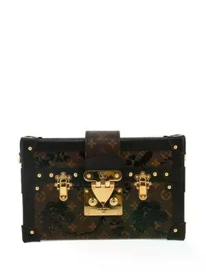 LOUIS VUITTON Petite Malle Monogram Bag - Brown