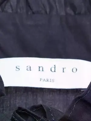 Sandro Lace Yoke Mini Dress