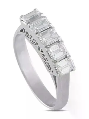 LB EXCLUSIVE Platinum Diamond Ring - Silver