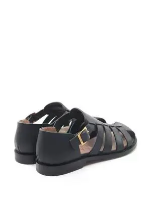 Loewe Campo Leather Cage Sandals