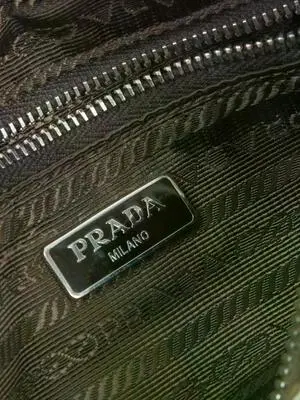 Prada Geometric-print Wristlet