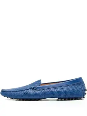 TOD'S Vintage Perforated Leather Loafers