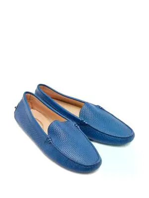 TOD'S Vintage Perforated Leather Loafers