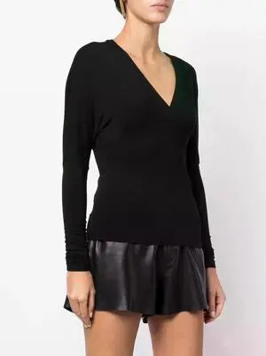 Versace 2000s Fine-knit V-neck Jumper