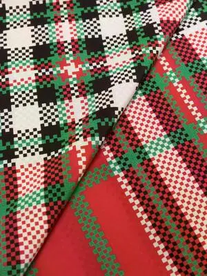 Saint Laurent 1990s Plaid-check Silk Scarf
