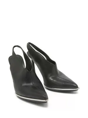 ALEXANDER WANG 110mm Leather Slingback Pumps
