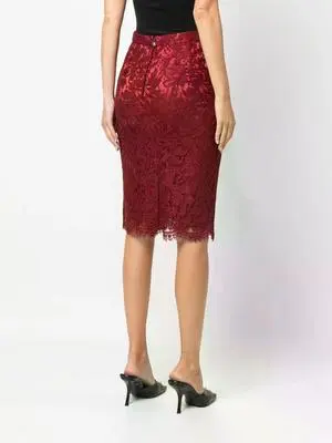 Dolce & Gabbana Circa 2000s Lace Pencil Skirt