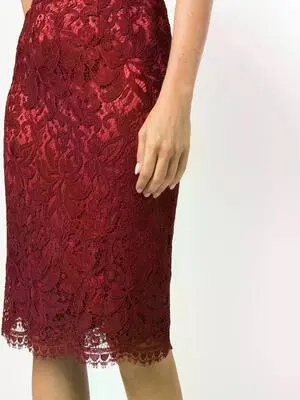 Dolce & Gabbana Circa 2000s Lace Pencil Skirt