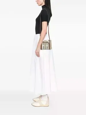 Chloé Mini Canvas Woody Satchel - Brown