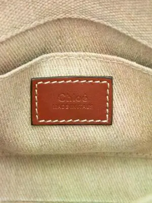 Chloé Mini Canvas Woody Satchel - Brown