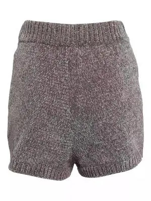 Majorelle Chenille Ribbed Knit Shorts