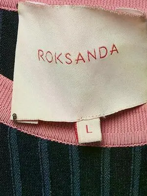ROKSANDA Ribbed Striped Long Sleeve Top