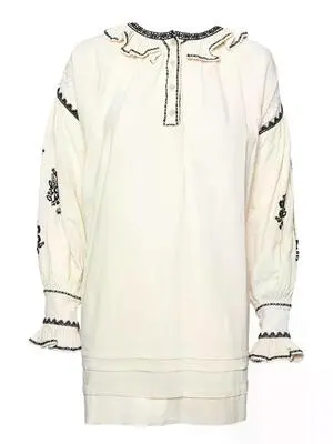 MARANT ETOILE Ruby Embroidered Mini Dress