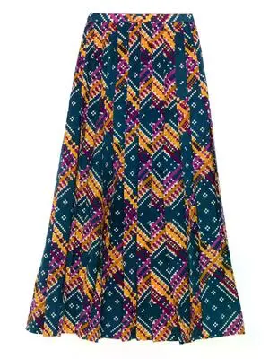 Saint Laurent 1970s Pleated Skirt