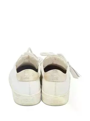 TOD'S Tassel Detail Lace-up Sneakers - White