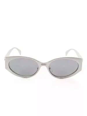 Versace 2010s Medusa Oval-frame Sunglasses