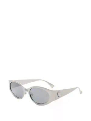 Versace 2010s Medusa Oval-frame Sunglasses