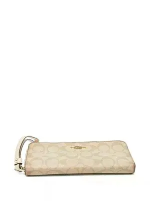 COACH VINTAGE Pre-owned Monogram Zip-around Wallet