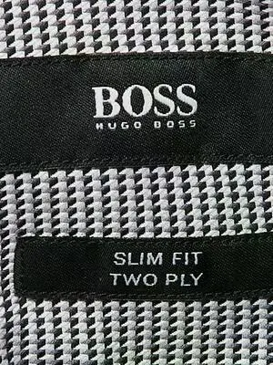 BOSS Pre-owned Houndstooth-pattern Cotton Shirt