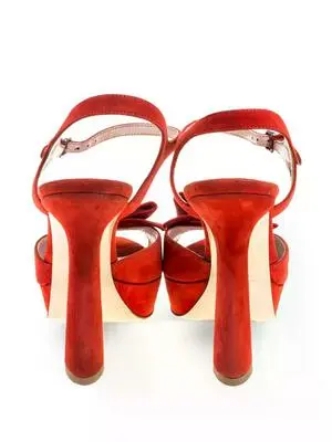 Miu Miu 120mm Bow-embellished Platform Sandals