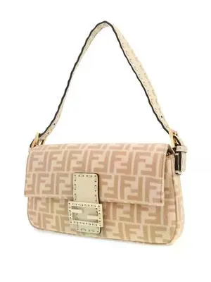 Fendi 2010s Baguette Shoulder Bag - Neutrals