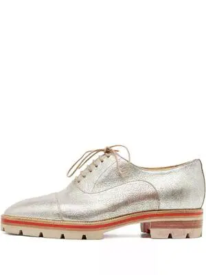 Silver Tone Oxfords For Men