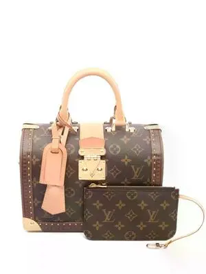 LOUIS VUITTON Speedy Trunk Top-handle Bag - Brown