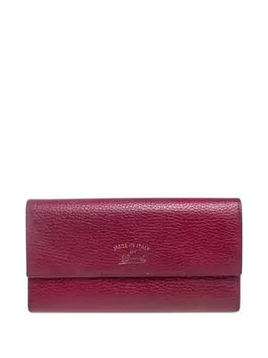 Gucci Leather Wallet - Red