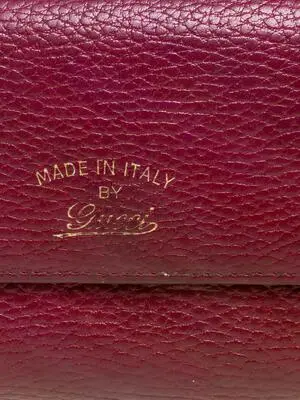 Gucci Leather Wallet - Red