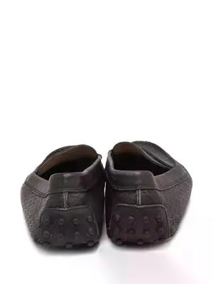 TOD'S Leather Loafers - Black