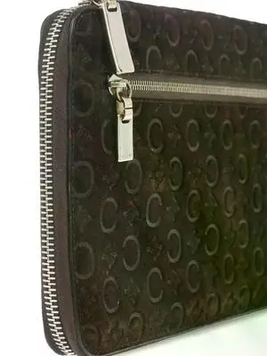 Celine Monogram-embossed Leather Wallet