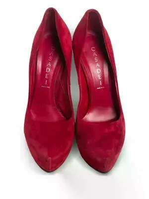 Casadei Suede Stiletto Pumps