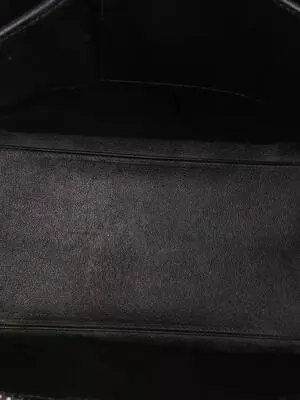Celine 2014 Micro Tricolor Leather Luggage Tote Bag - Blue