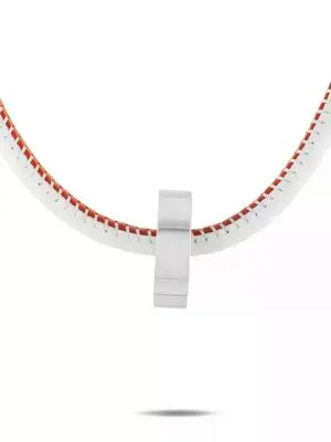 Calvin Klein Bearing Beaded Necklace - Silver