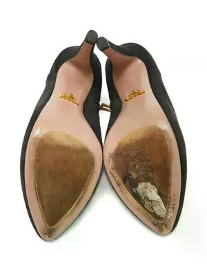 Prada 130mm Suede Booties