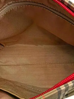 Burberry Haymarket Check Canvas Handbag