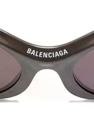 Balenciaga Dynamo Wrap Sunglasses - Grey