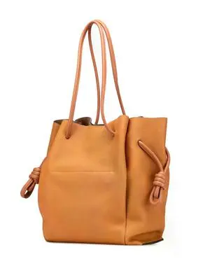 Loewe 2018 Medium Leather Flamenco Knot Tote Bag
